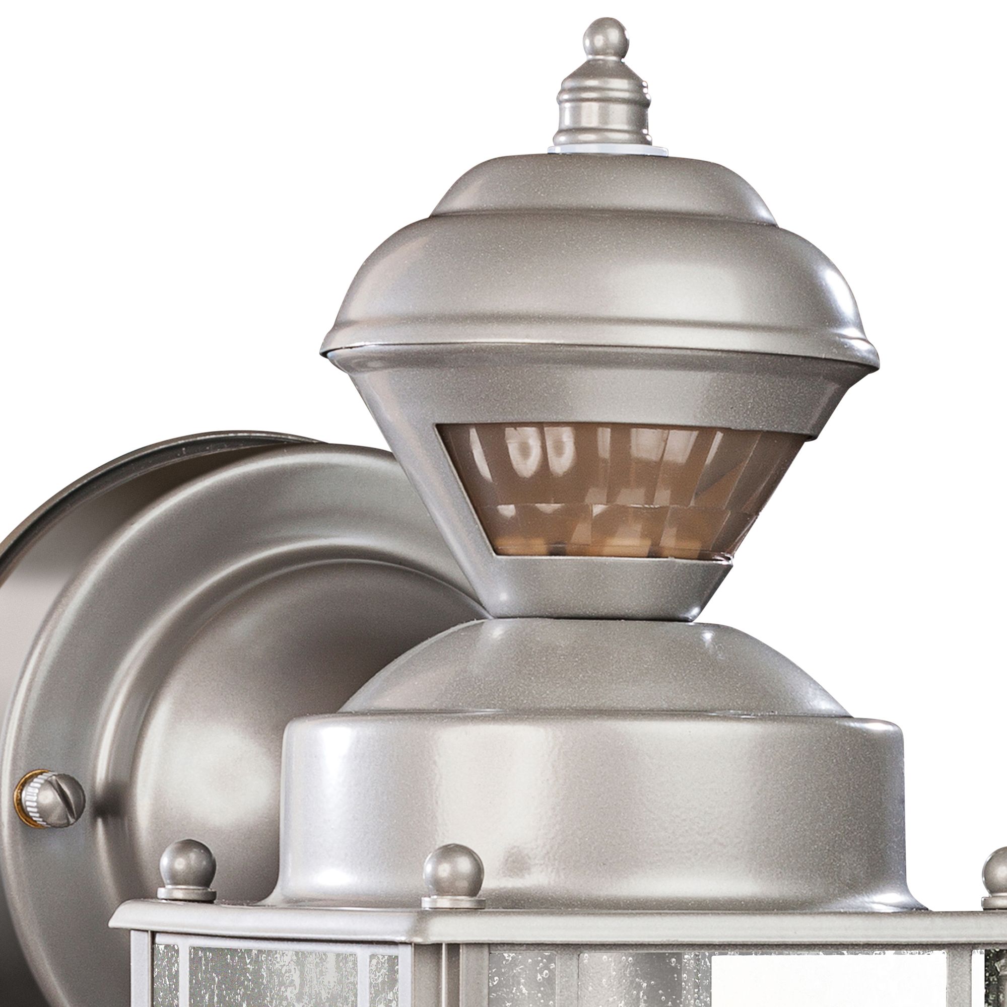 Palazzo 11" High Silver Motion Sensor Outdoor Wall Light - #35P28 ...