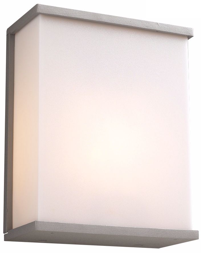 Pinero 10" High Silver Outdoor Wall Light - #Y7427 | Lamps Plus