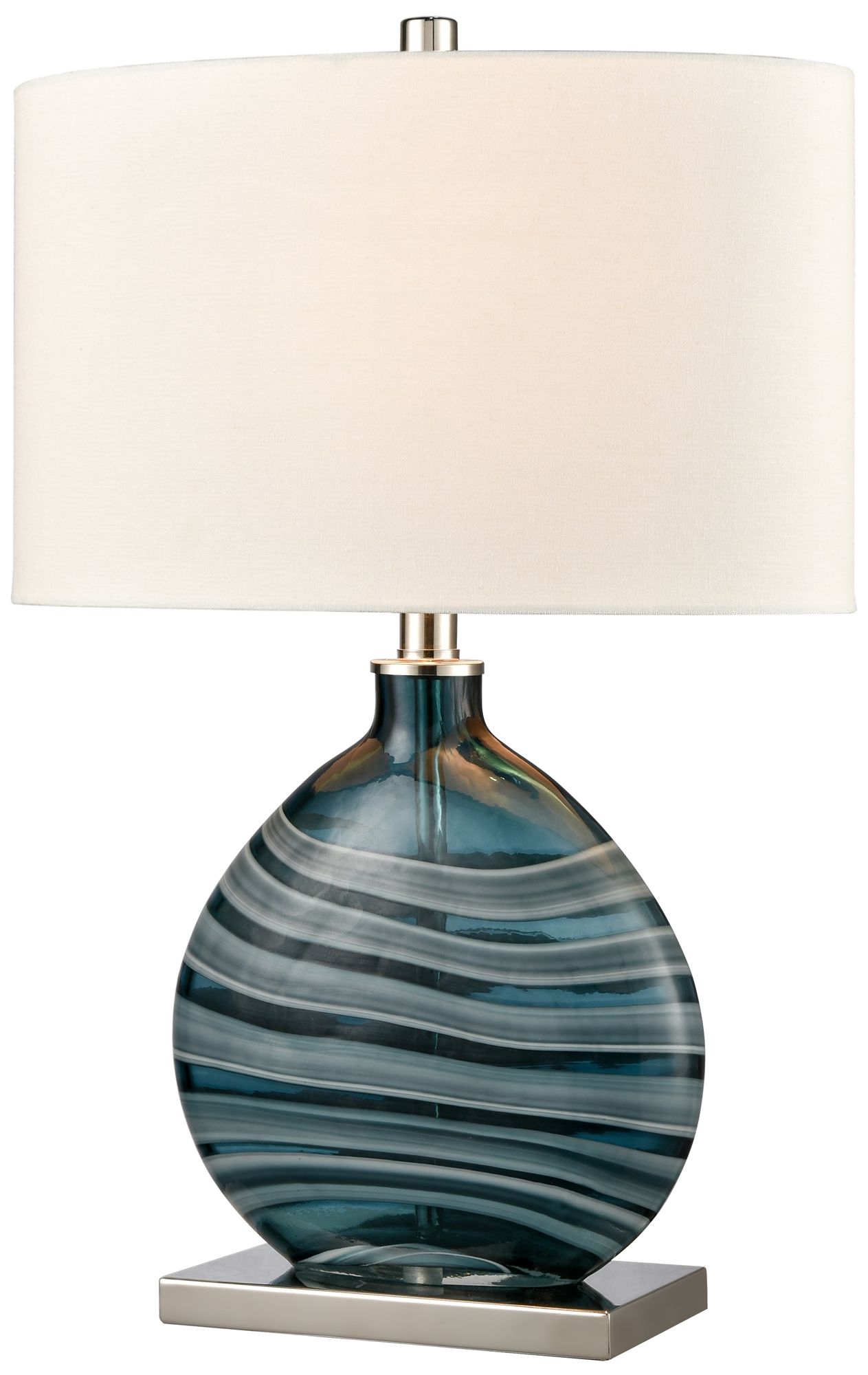 Portview 22" High 1-Light Table Lamp - Teal - #971C9 | Lamps Plus