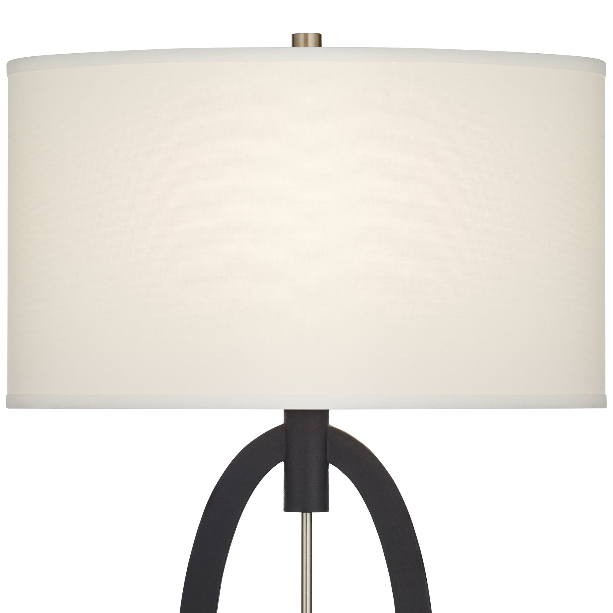 Possini Euro 32" High Modern Oval Metal Ring Table Lamp - #7535A ...