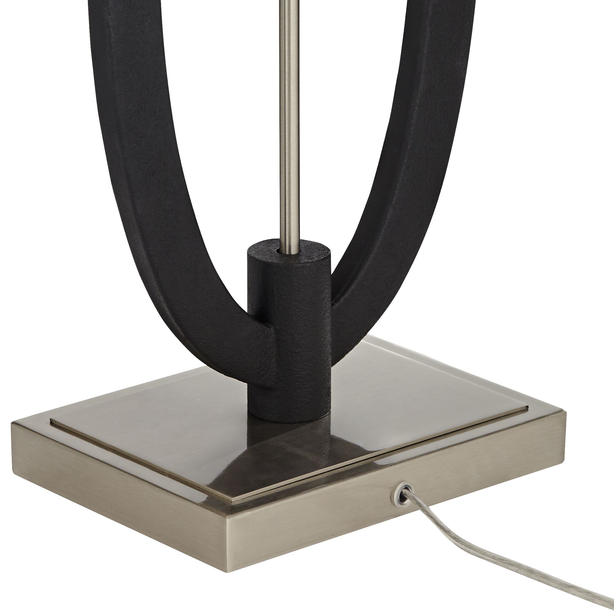 Possini Euro 32" High Modern Oval Metal Ring Table Lamp - #7535A ...