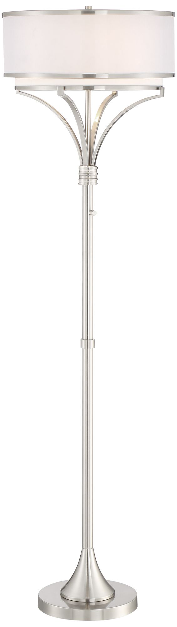 Brushed Nickel Floor Lamps | Lamps Plus