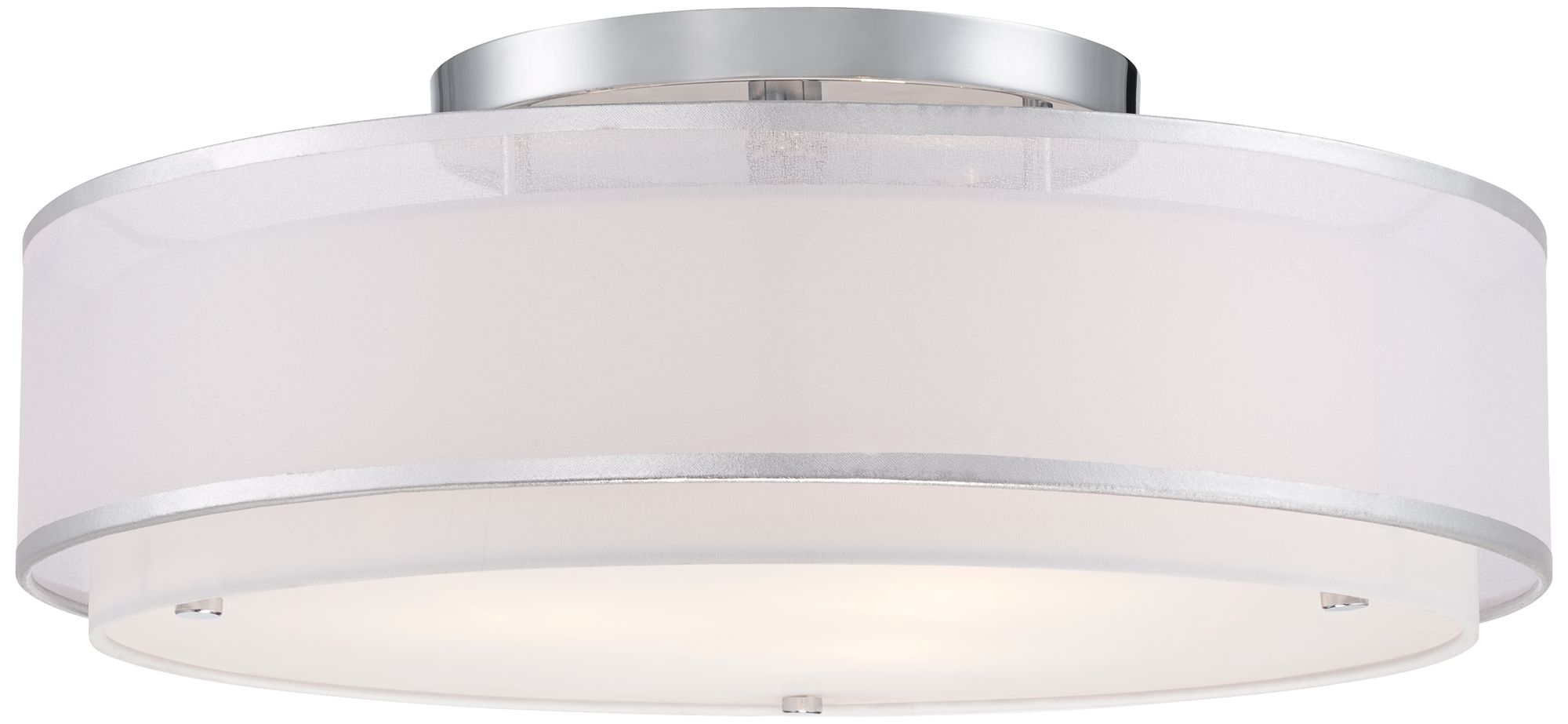 Chrome, Possini Euro Design, Close To Ceiling Lights | Lamps Plus
