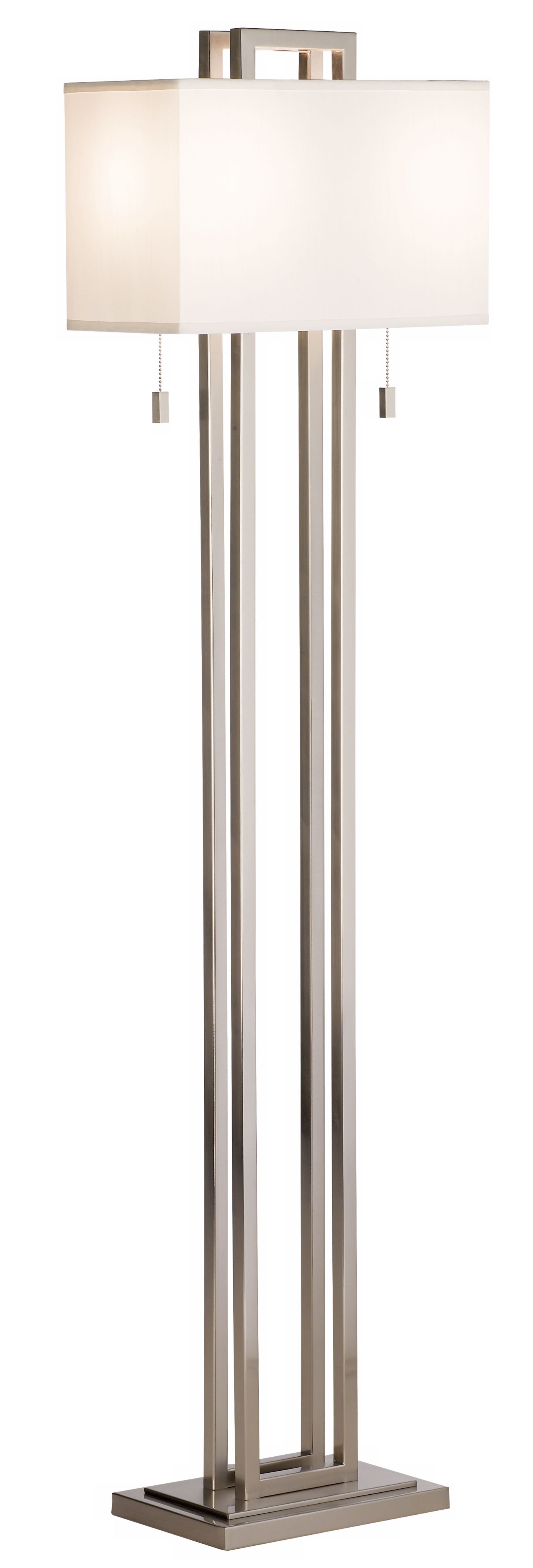 Brushed Nickel, Contemporary Floor Lamps | Lamps Plus