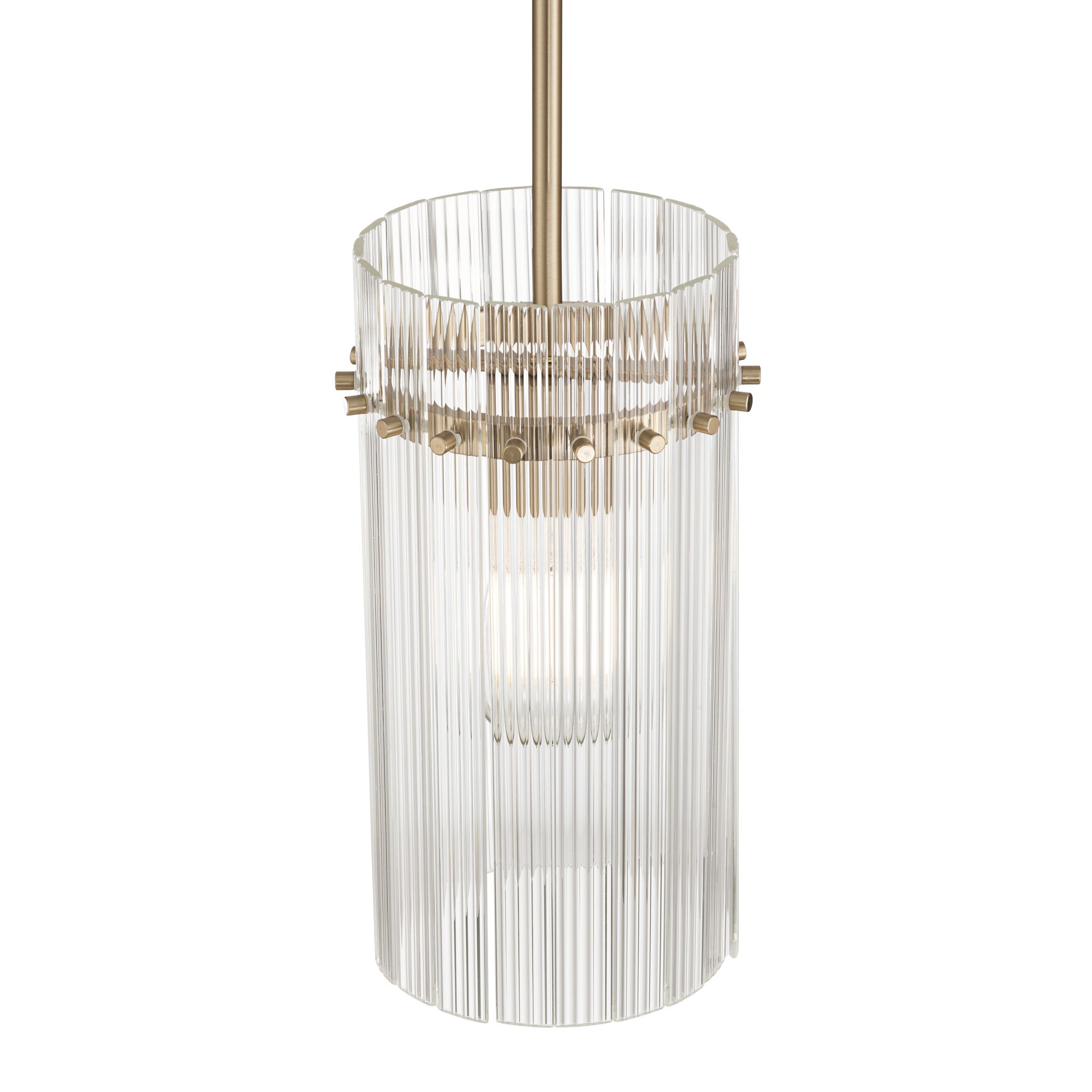 Possini Euro Emmerson 7" Wide Matte Brass and Glass Mini Pendant Light ...