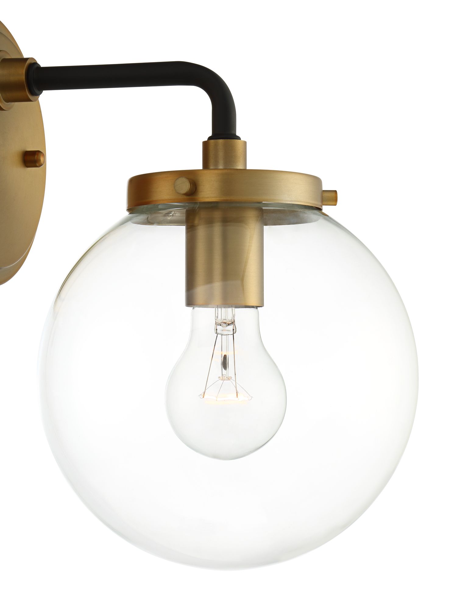 Possini Euro Fairling 10 1/2" High Gold Globe Wall Sconce Set of 2 ...