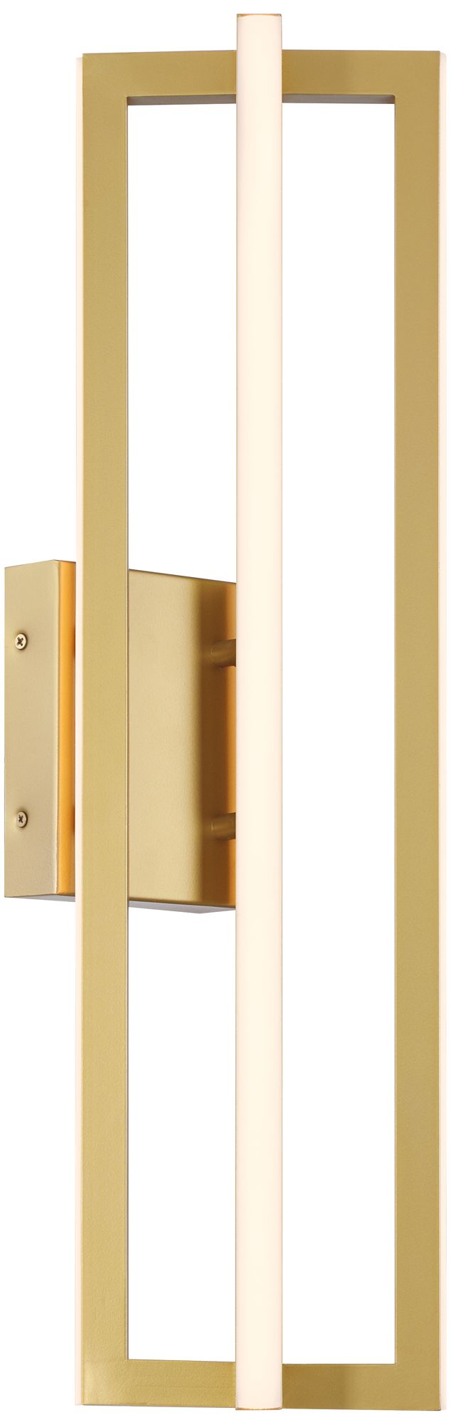 Possini Euro Monier 23 1/2" High Sanded Gold LED Wall Sconce - #1255H ...