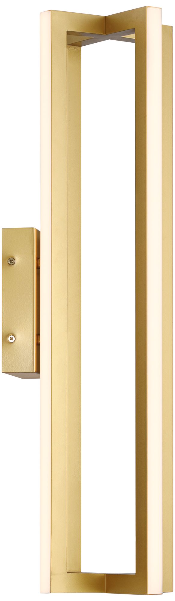Possini Euro Monier 23 1/2" High Sanded Gold LED Wall Sconce - #1255H ...