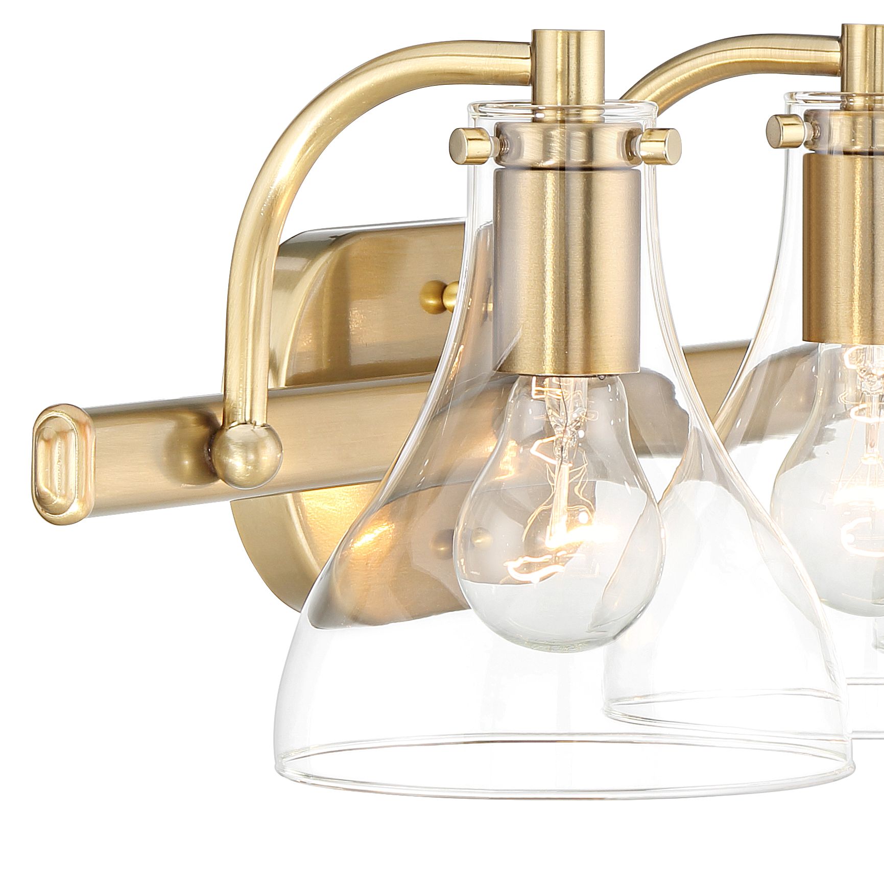 Possini Euro Sorren 20 1/2" Wide Warm Brass 3-Light Bath Light - #797V4 ...
