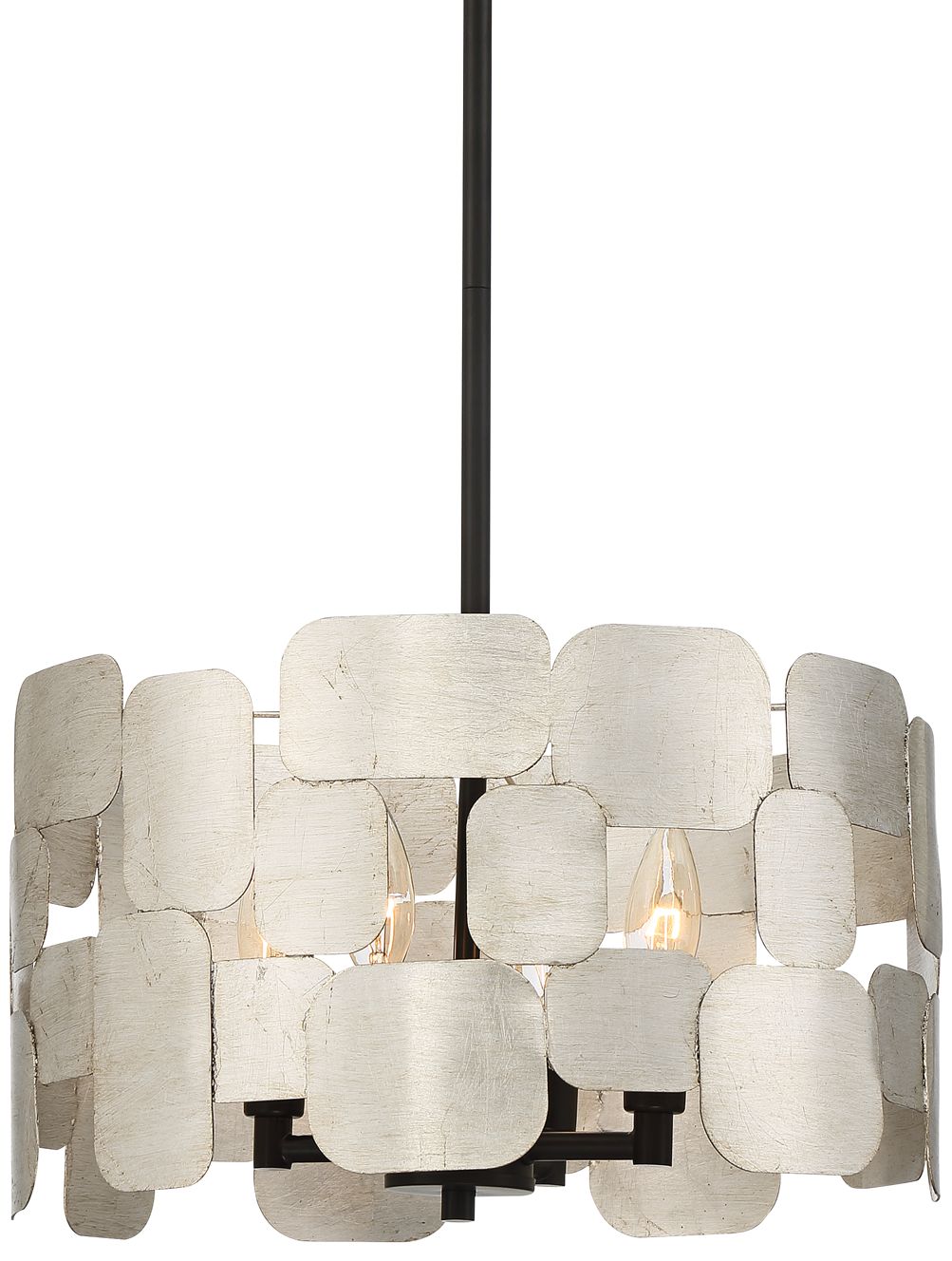 Possini Euro Stella 15" Wide Soft Gold Leaf Modern Pendant Light ...