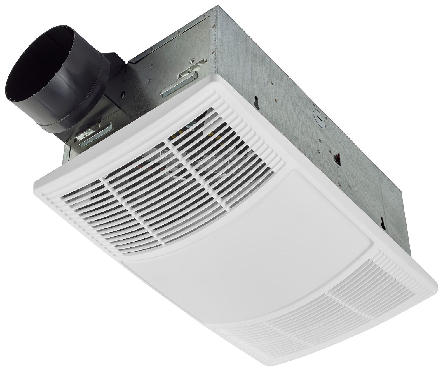 Power Heat White 80 CFM Heater Exhaust Fan with LED Light - #554D3 ...