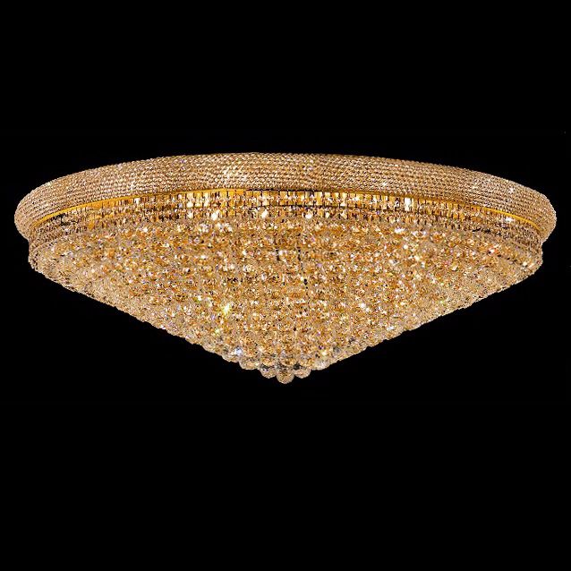Primo Royal Cut Crystal and Gold 48" Wide Ceiling Light - #Y3749 ...