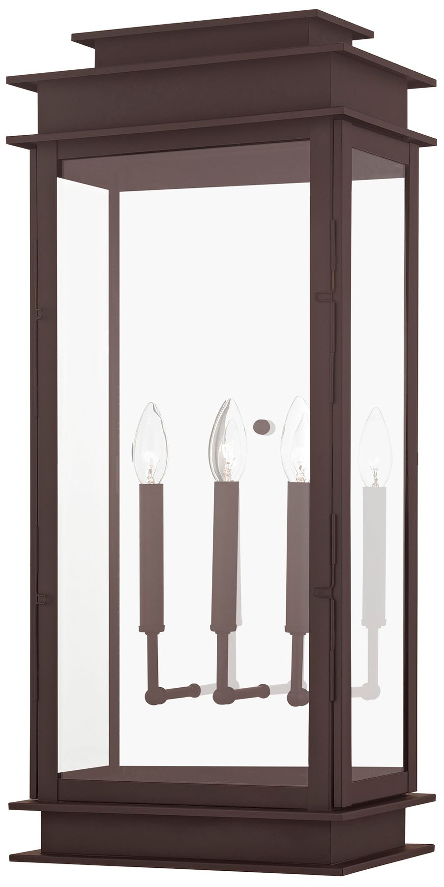 Princeton 28 1/2" High Black Outdoor Wall Light - #42K30 | Lamps Plus