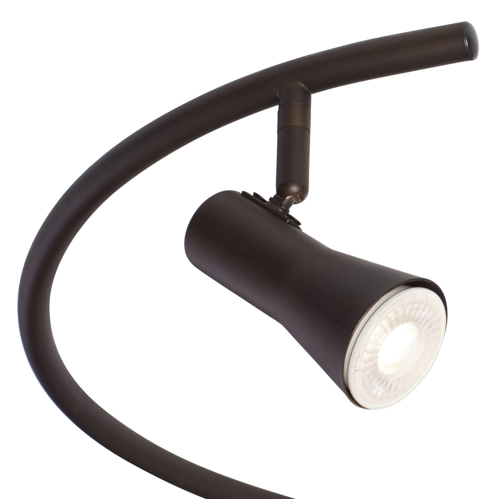 Pro Track 54 1/4" 6 Light Bronze S-Wave LED Track Light Kit - #74P95 ...