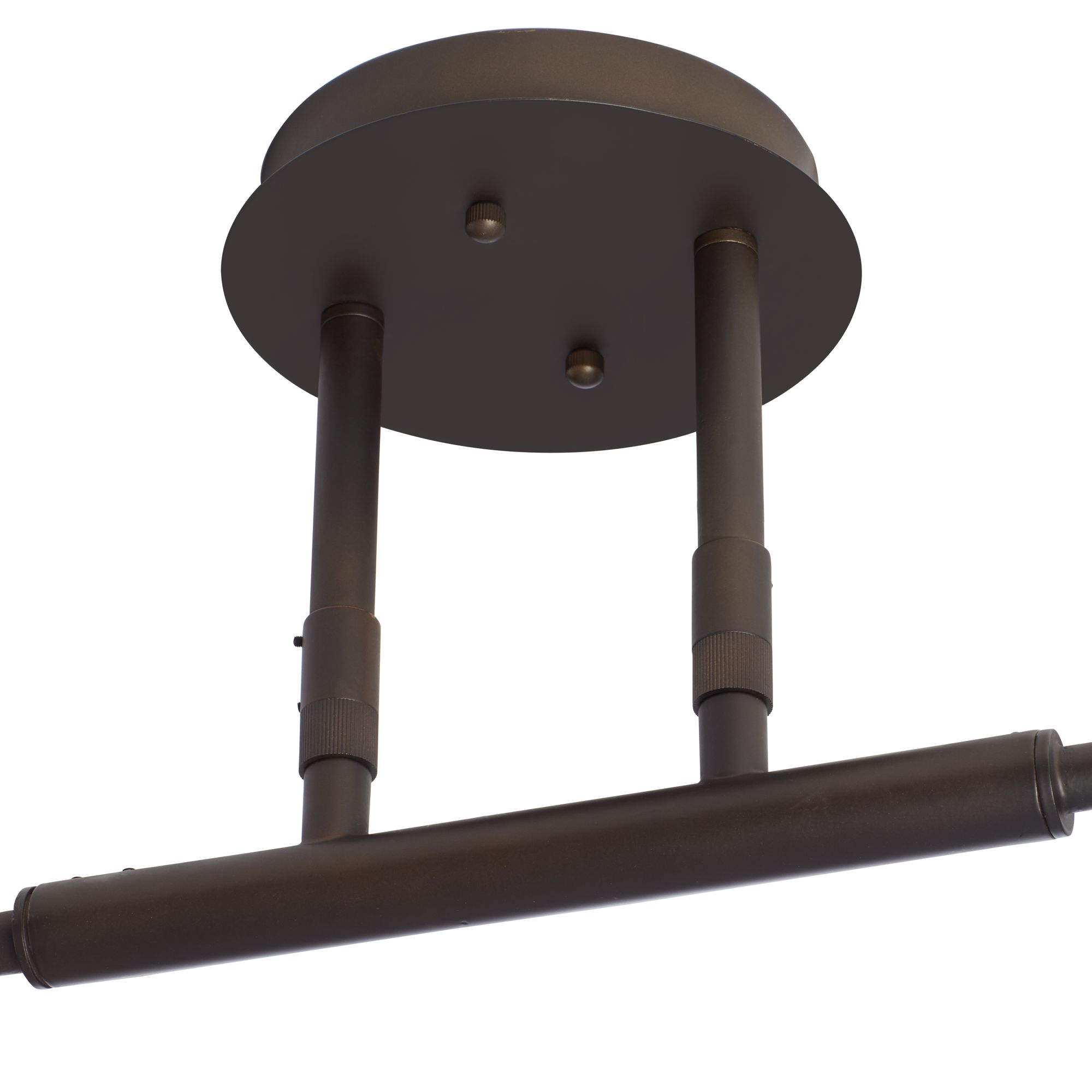 Pro Track 54 1/4" 6 Light Bronze S-Wave LED Track Light Kit - #74P95 ...