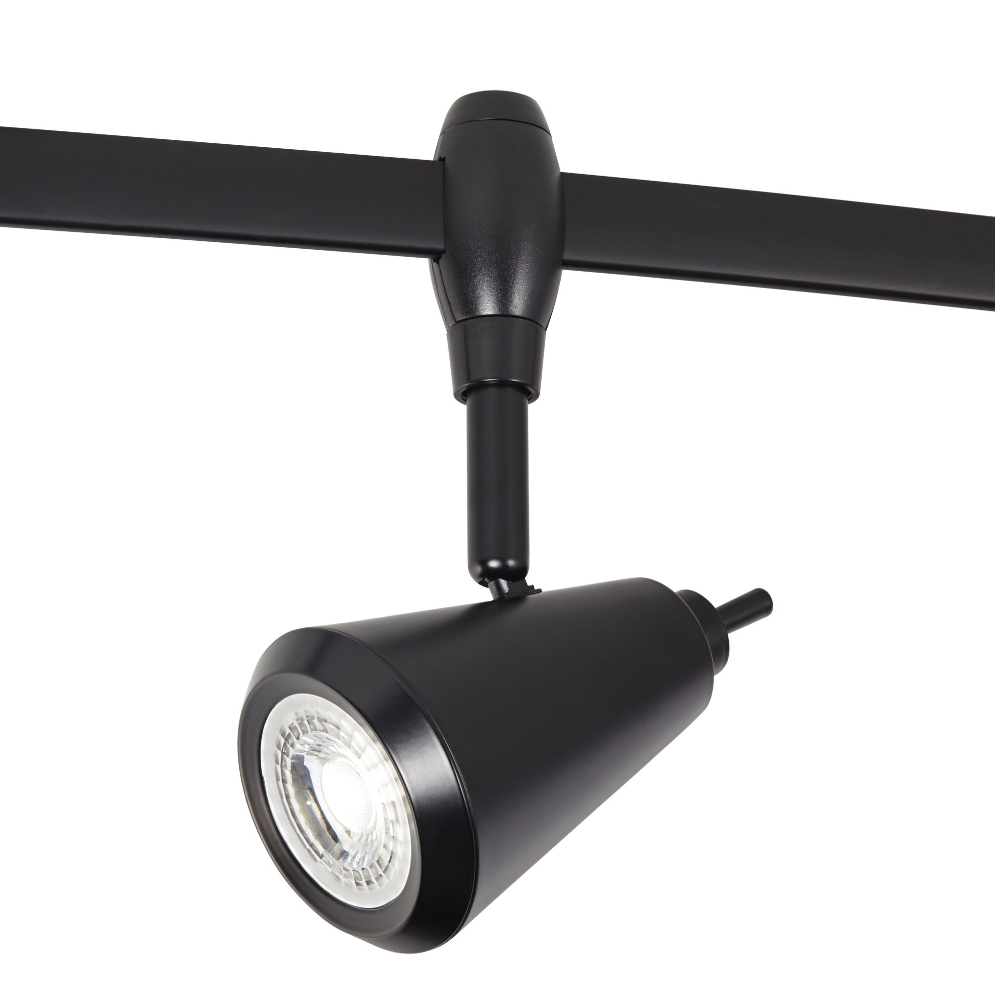 Pro Track Ali 108" Wide 6-Light Black LED Monorail Track Light - #3650C ...