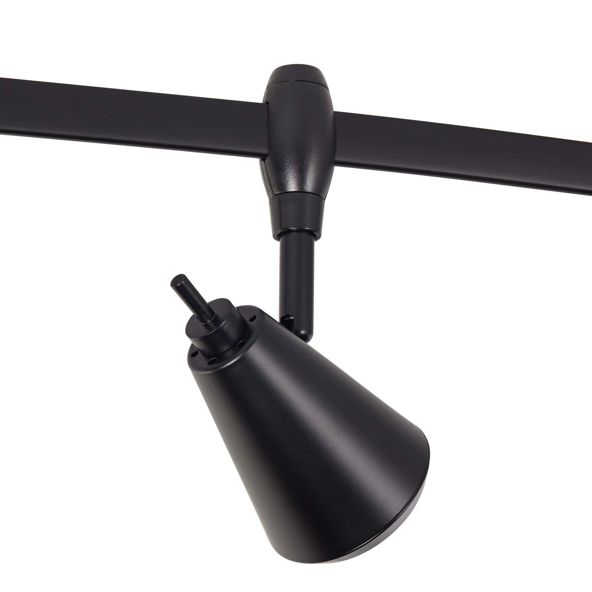 Pro Track Ali 108" Wide 6-Light Black LED Monorail Track Light - #3650C ...