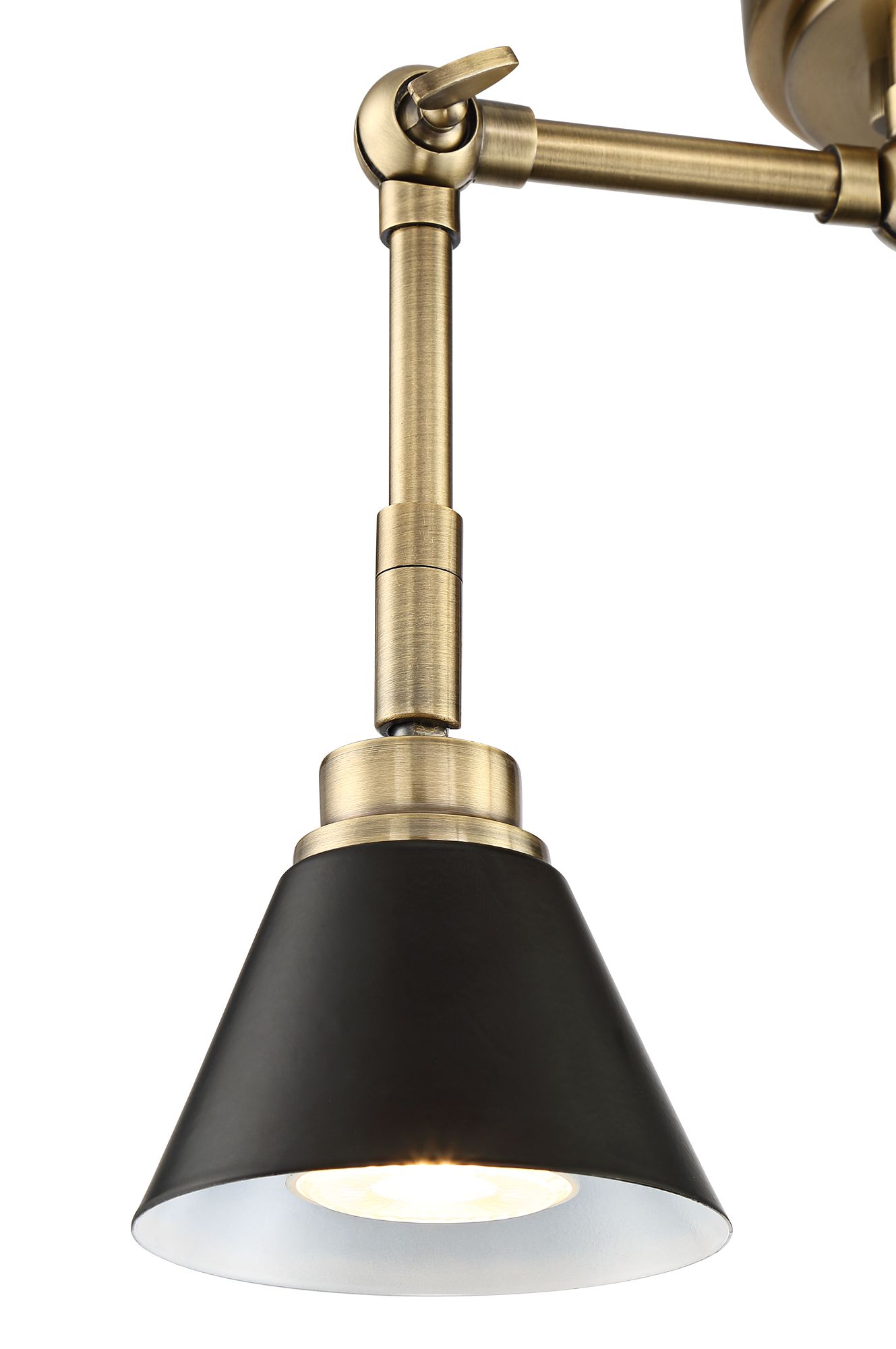 Pro Track Arnold 3-Light Antique Brass LED Ceiling Light - #61E81 ...