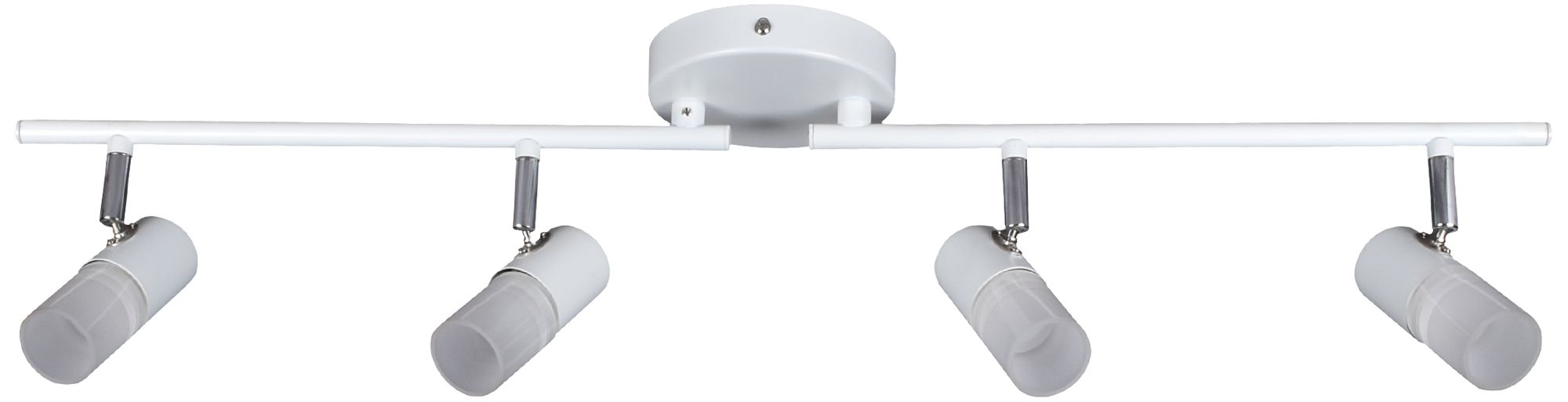 Pro Track Renee 4-Light White LED Track Fixture - #86W78 | Lamps Plus