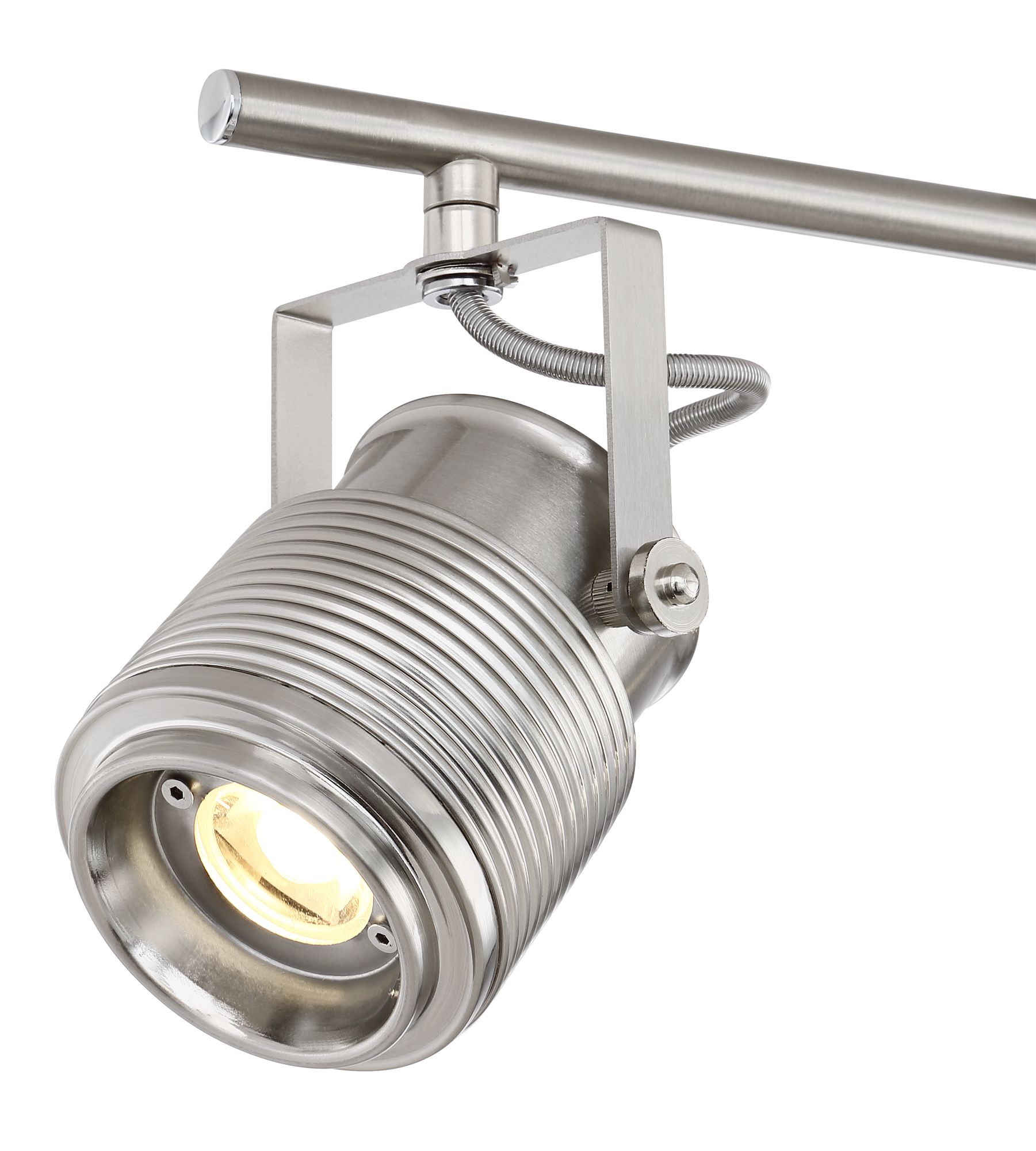 Pro Track Ripple 6-Light Satin Nickel LED Track Kit Light - #14A79 ...