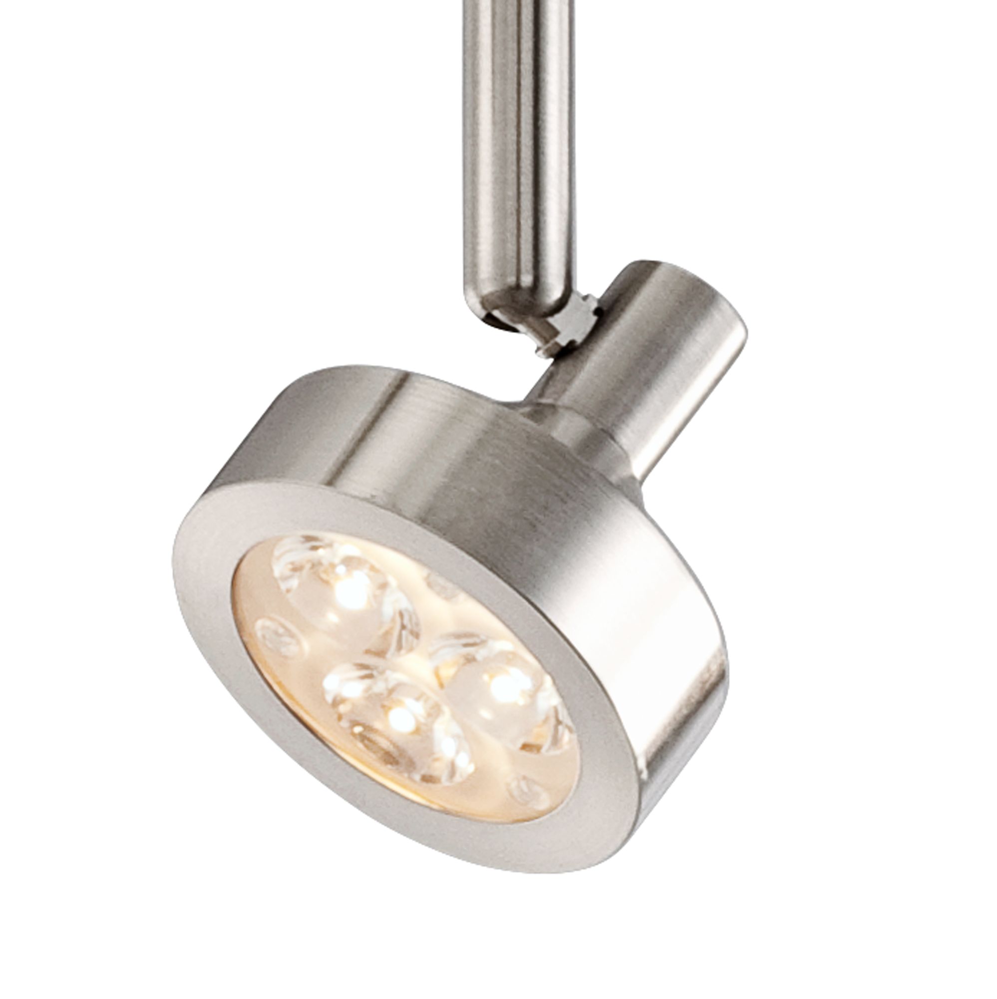 Pro Track Tilden 4-Light Brushed Nickel LED ceiling or wall Track Kit ...