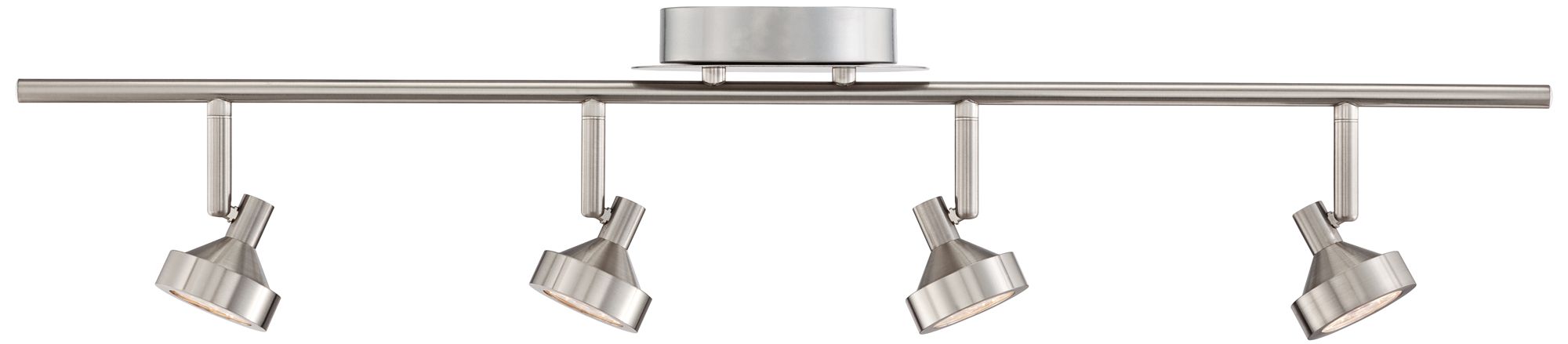 Pro Track Tilden 4-Light Brushed Nickel LED ceiling or wall Track Kit ...
