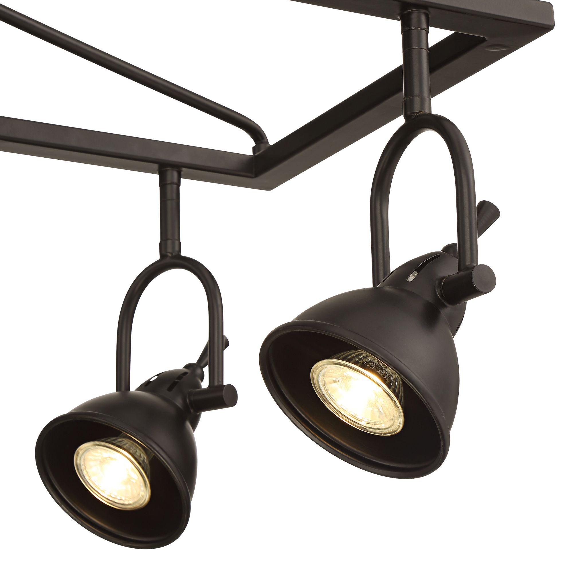 ProTrack Kane 36" Wide 8-Light Dark Bronze Cage Style Light Fixture ...