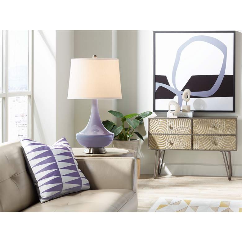 Purple Haze Gillan Glass Table Lamp 30k73 Lamps Plus