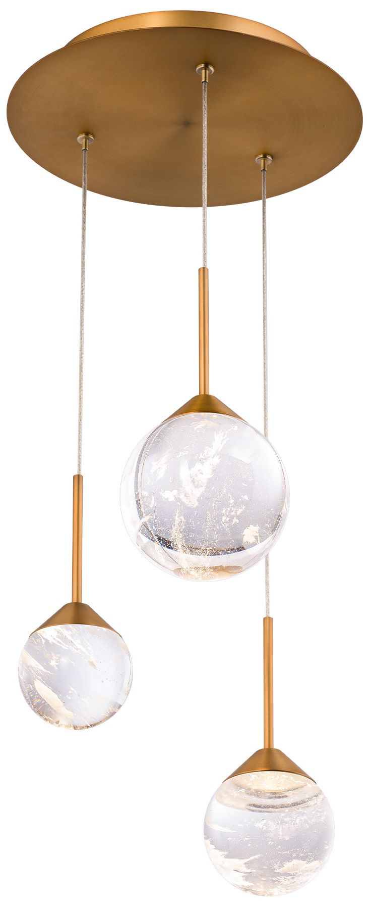 Quest 3 Light LED Multi-Light Pendant - #909C7 | Lamps Plus