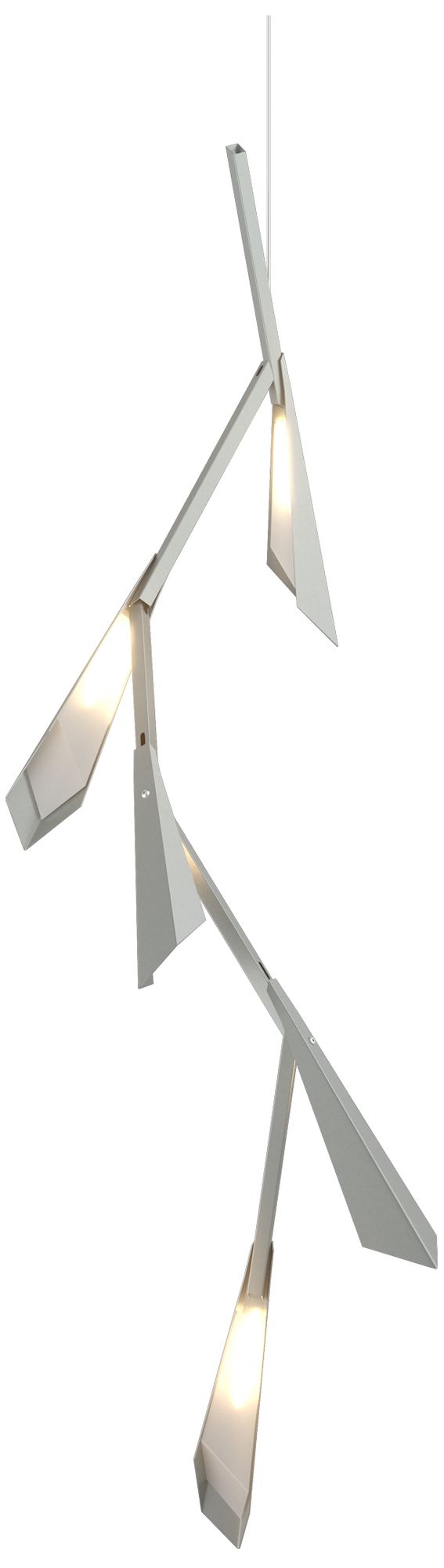 Quill 16" Wide Vintage Platinum Standard LED Pendant - #757T8 | Lamps Plus