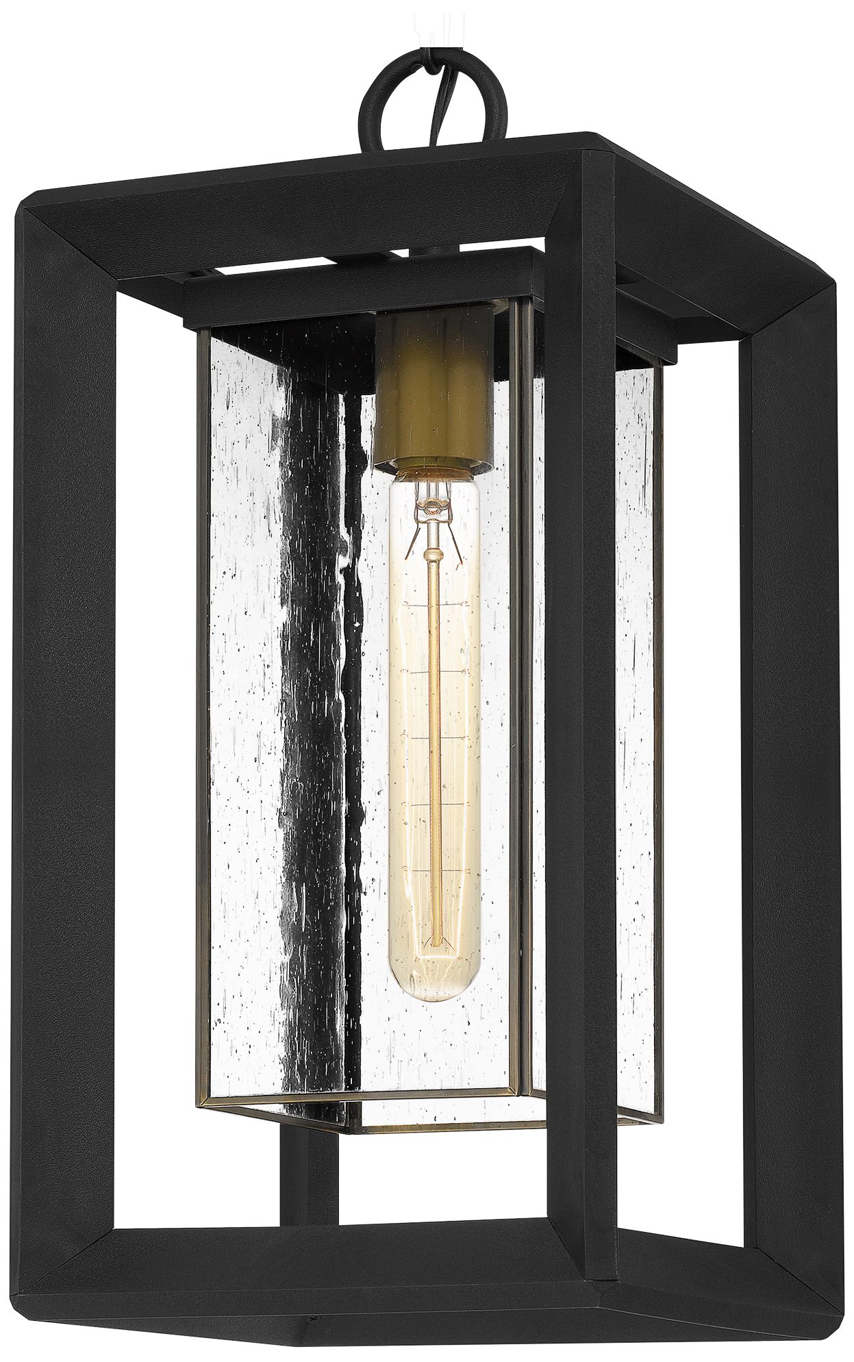 Quoizel Infinger 18" High Earth Black Outdoor Hanging Light - #079R0 ...