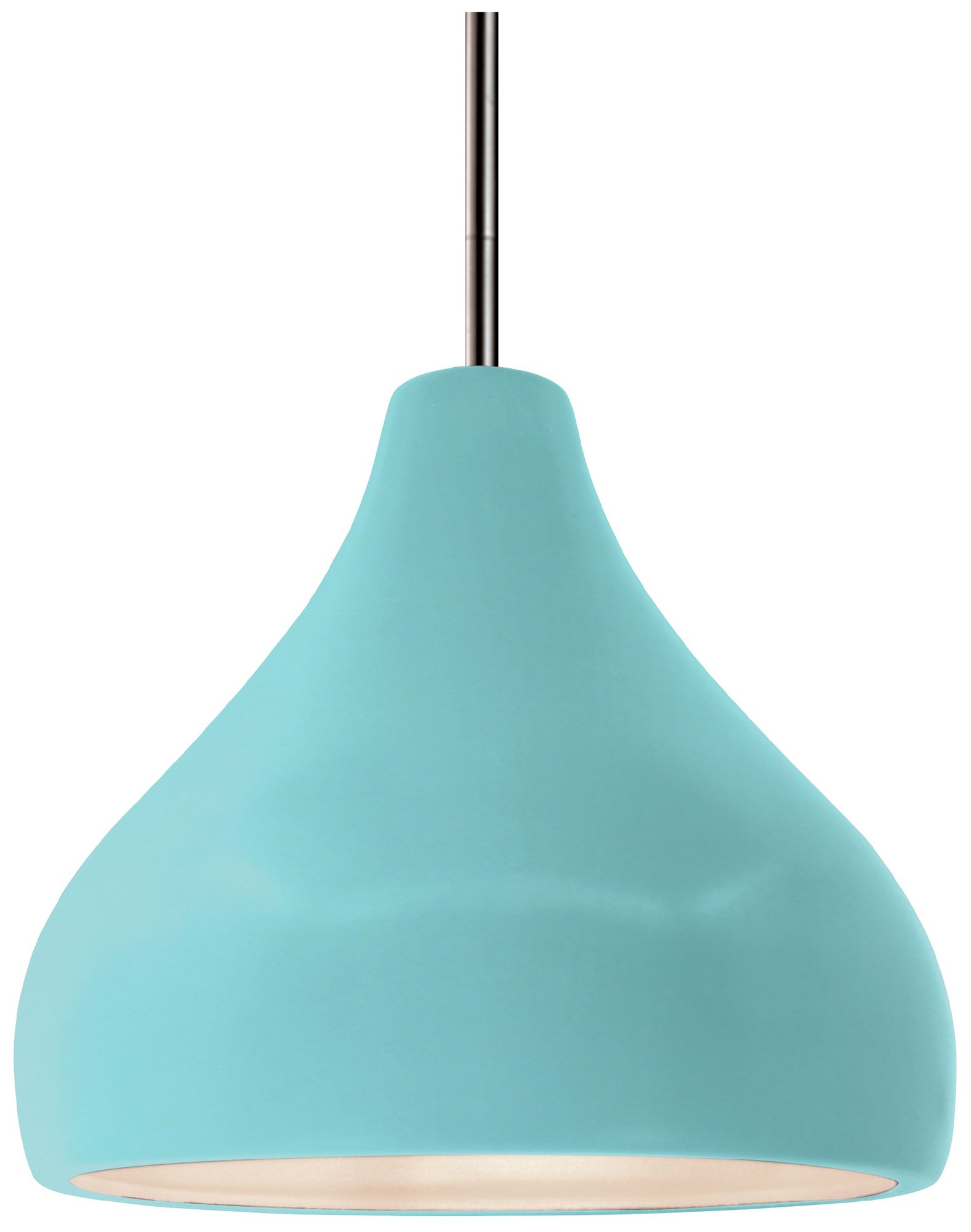 Radiance 11.5"W Reflecting Pool Frame Nickel Droplet Rigid Stem Kit Pe ...