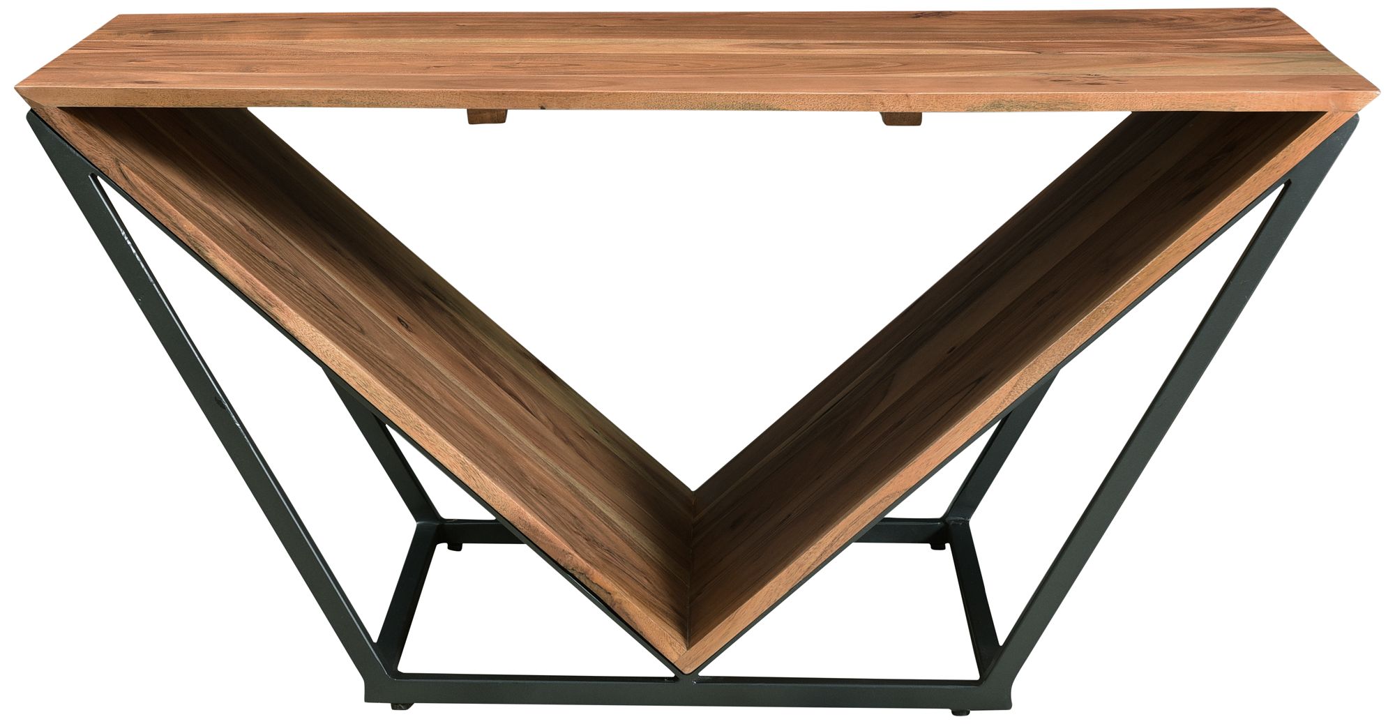 Rafters 29" Wide Natural Wood and Iron Cocktail Table - #872V0 | Lamps Plus