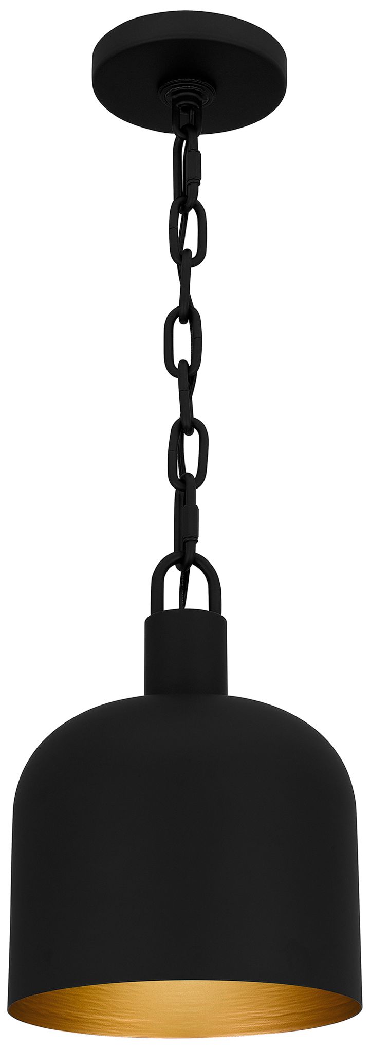 Raquel 1-Light Matte Black Mini Pendant Light - #2161E | Lamps Plus