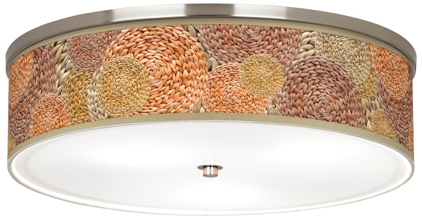 Colored Terrazzo Giclee Nickel 20 1/4" Wide Ceiling Light - #89W18 ...