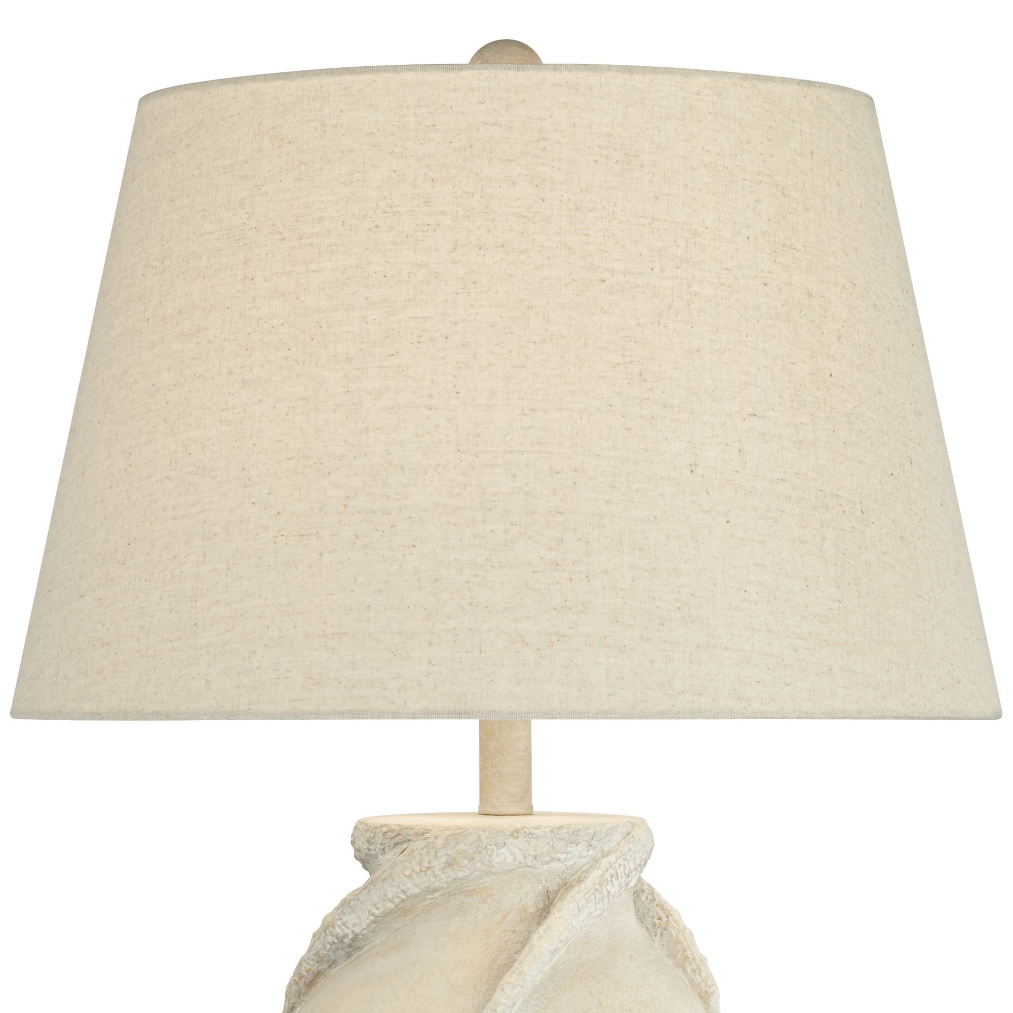 Regency Hill Draped Vase 31" High Cream White Table Lamp - #1589A ...