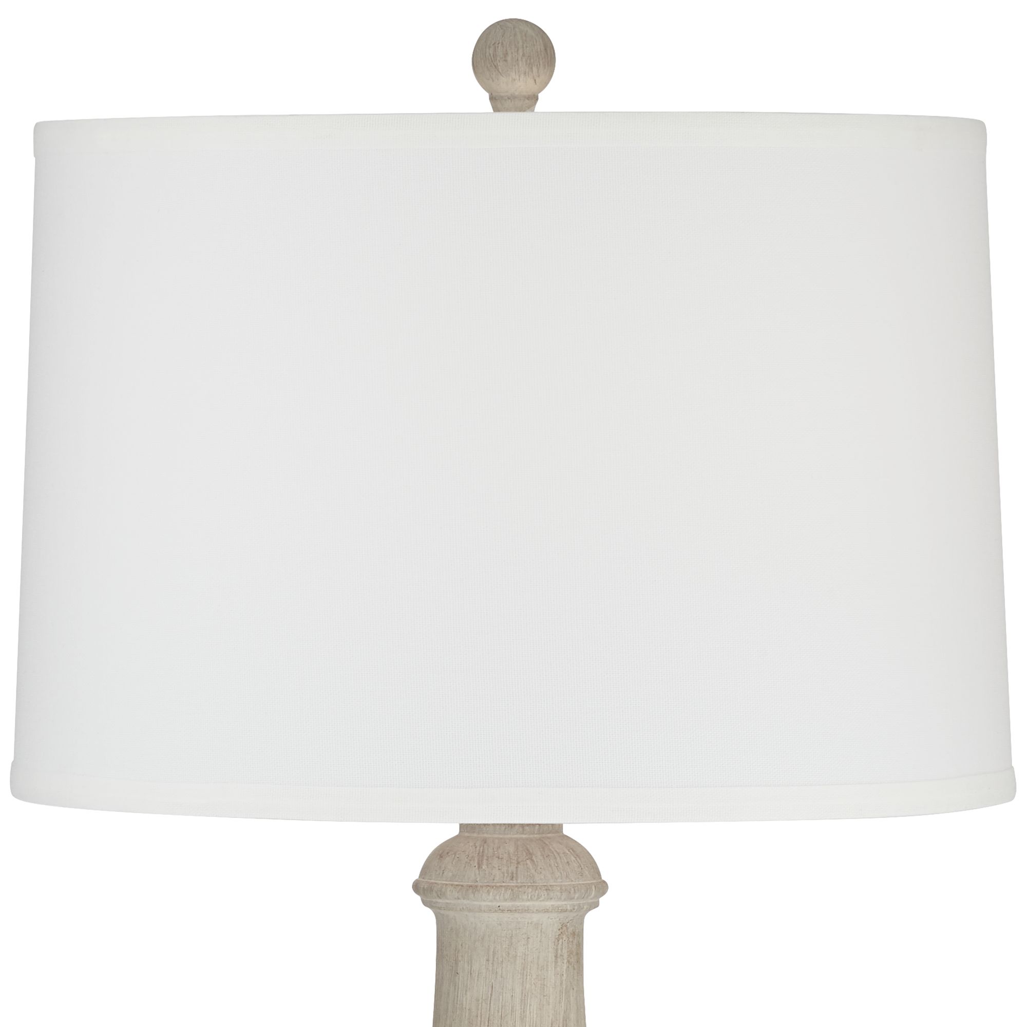 Regency Hill Homer 31 3/4" Antique Whitewash Finish Urn Table Lamp ...
