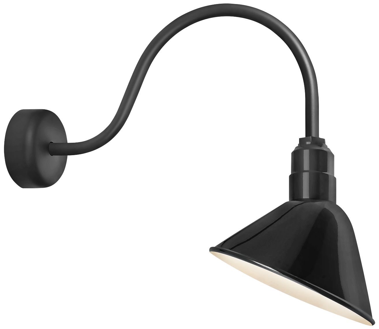 RLM Angle Reflector 23" High Blue Outdoor Wall Light - #12T44 | Lamps Plus