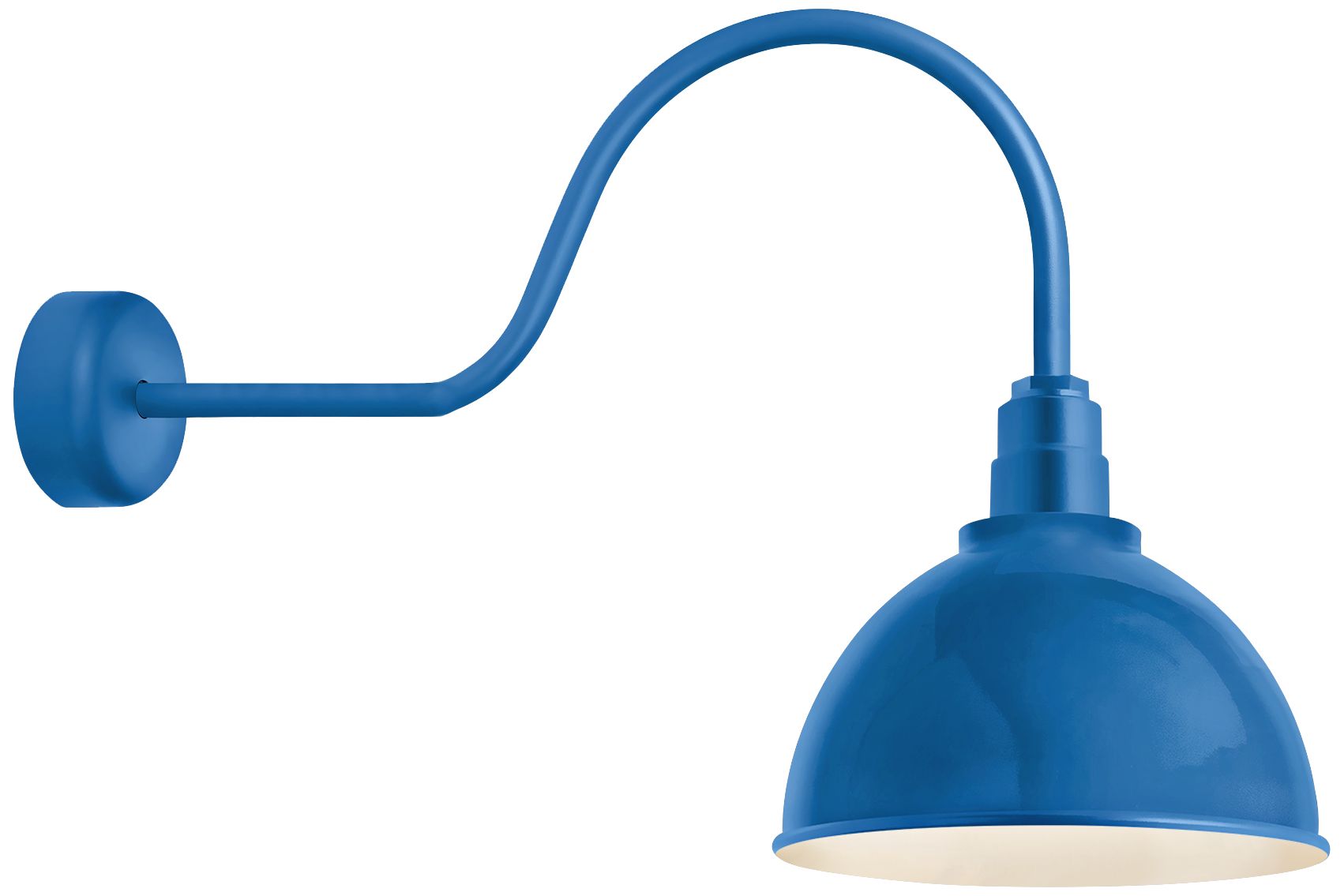 RLM Deep Reflector 24" High Blue Outdoor Wall Light - #12T54 | Lamps Plus