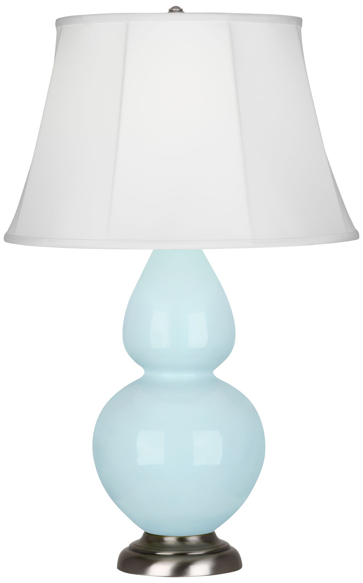 Robert Abbey Ceramic Baby Blue Double Gourd Table Lamp - #770G3 | Lamps ...
