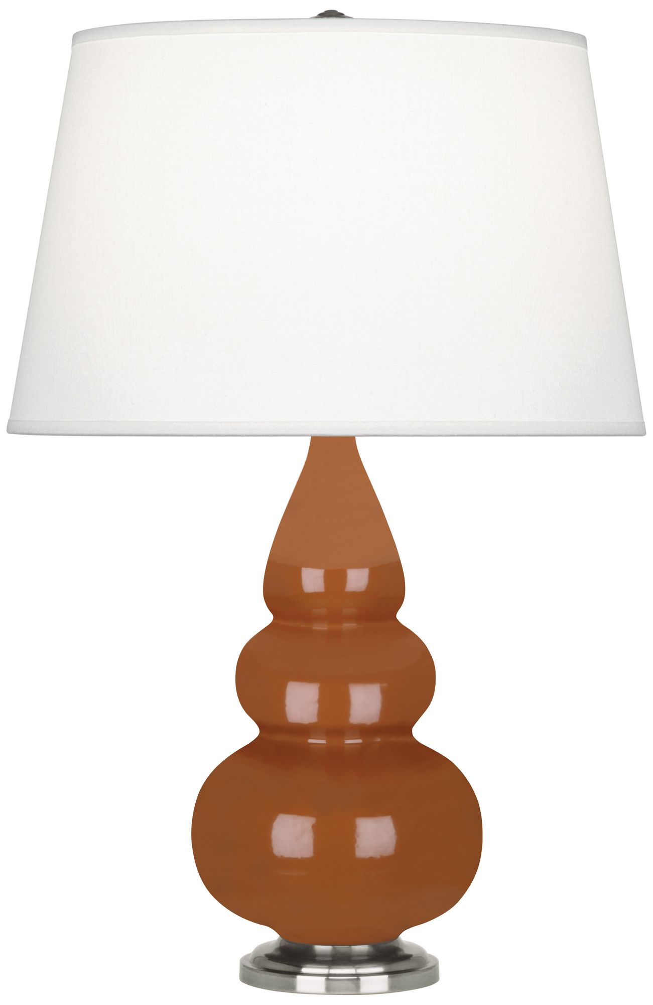 Robert Abbey Ceramic Cinnamon Small Triple Gourd Accent Lamp - #529G3 ...
