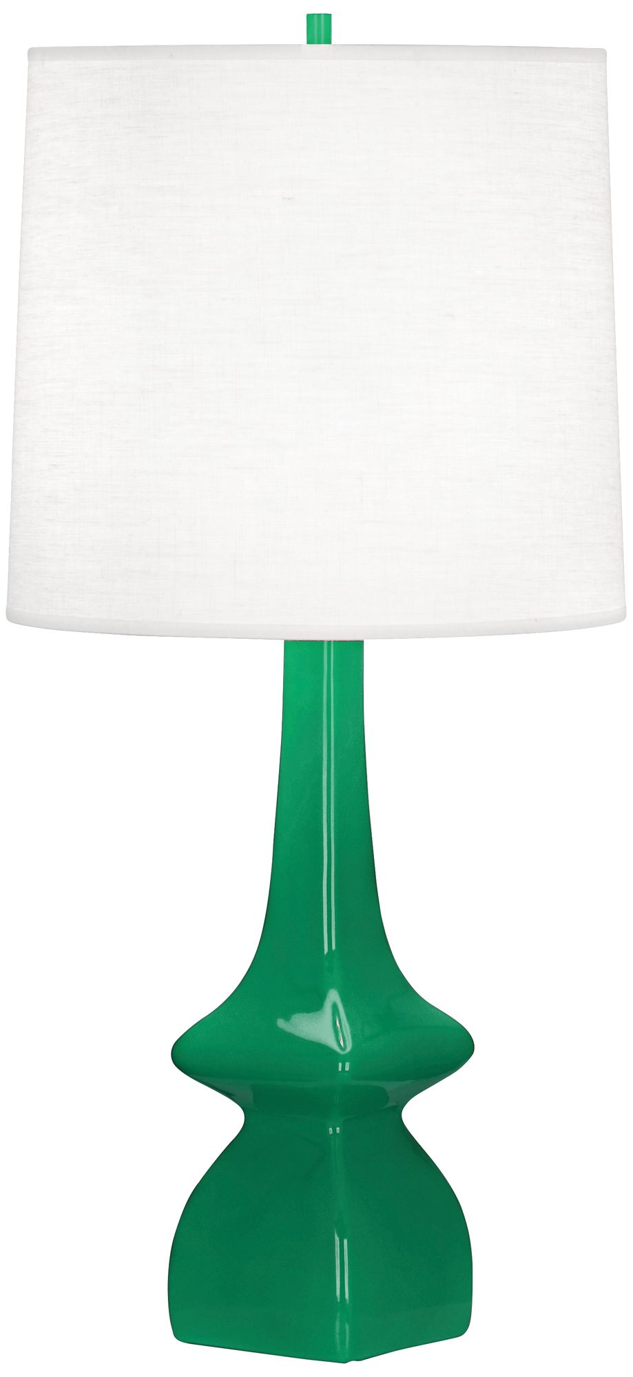 Robert Abbey Jasmine Emerald Green Ceramic Table Lamp - #1P000 | Lamps Plus