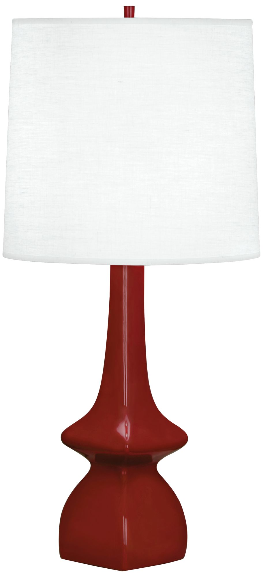 Robert Abbey Jasmine Oxblood Ceramic Table Lamp - #1P006 | Lamps Plus