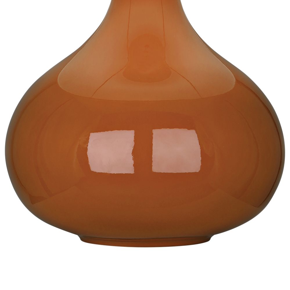 Robert Abbey June Cinnamon Table Lamp with Buff Linen Shade - #58A25 ...