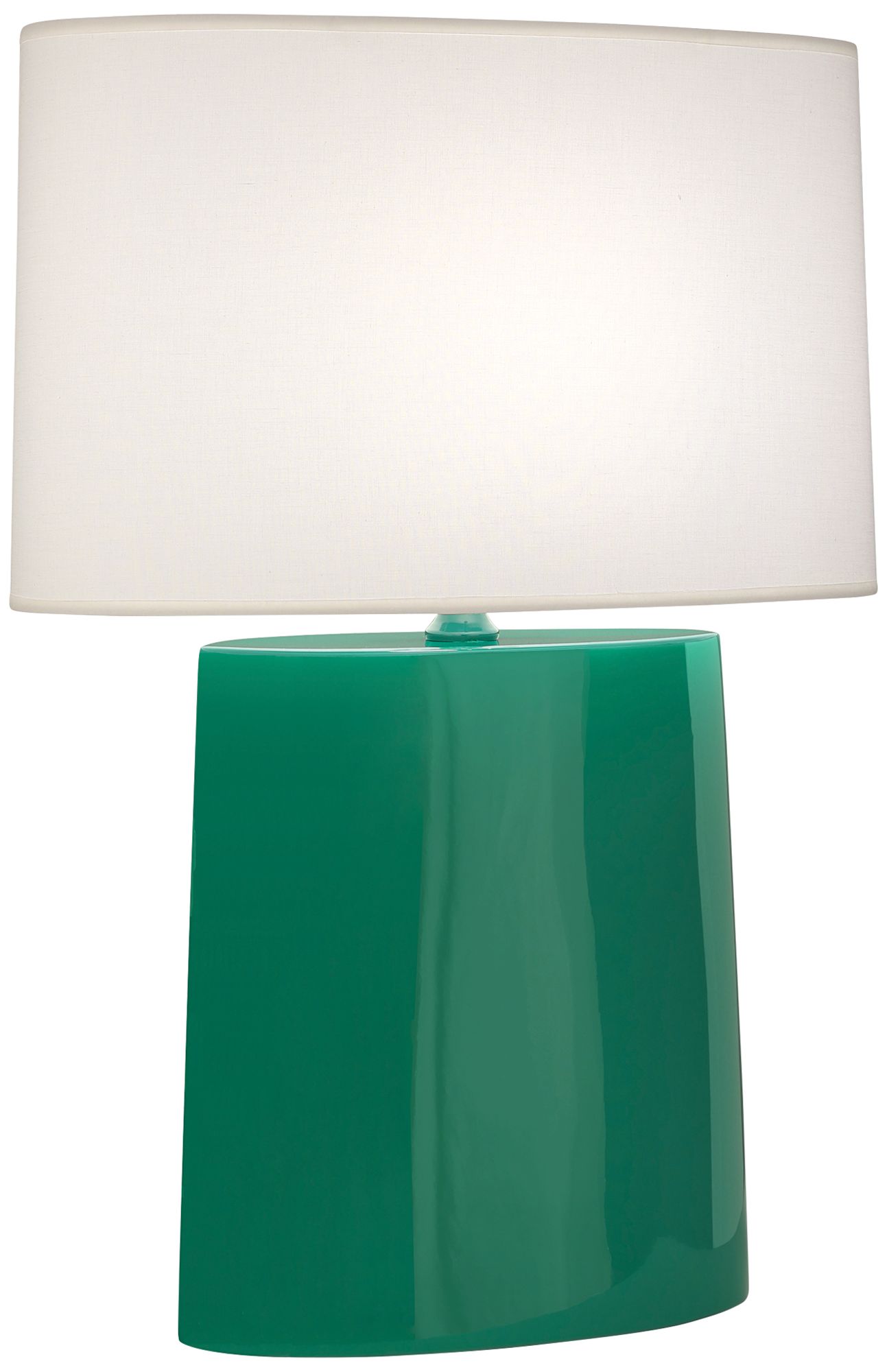 Robert Abbey Victor Emerald Green Glazed Ceramic Table Lamp - #612V0 ...