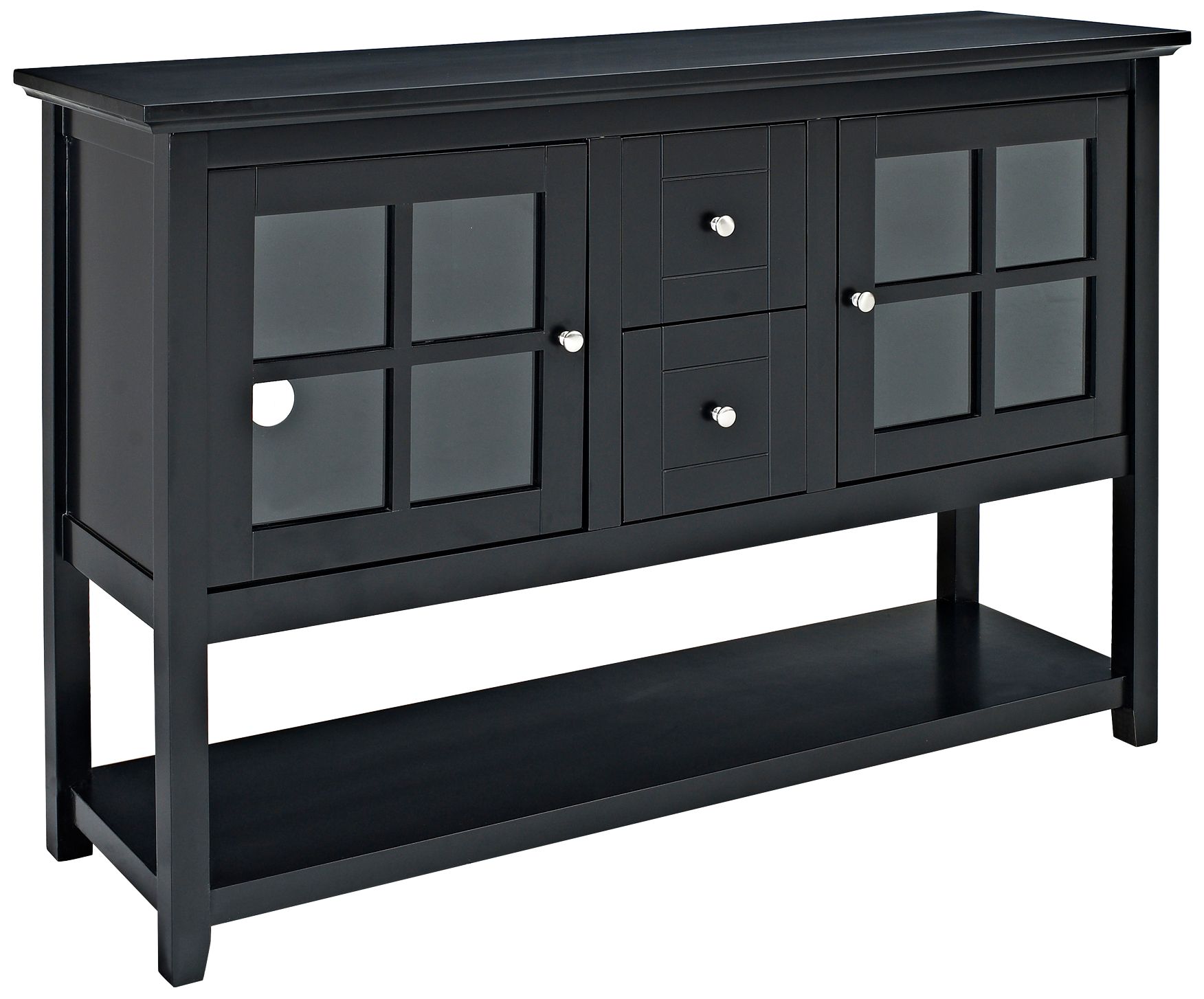 Robson 52" Wide Walnut Wood 2-Drawer TV Stand Buffet - #90M97 | Lamps Plus