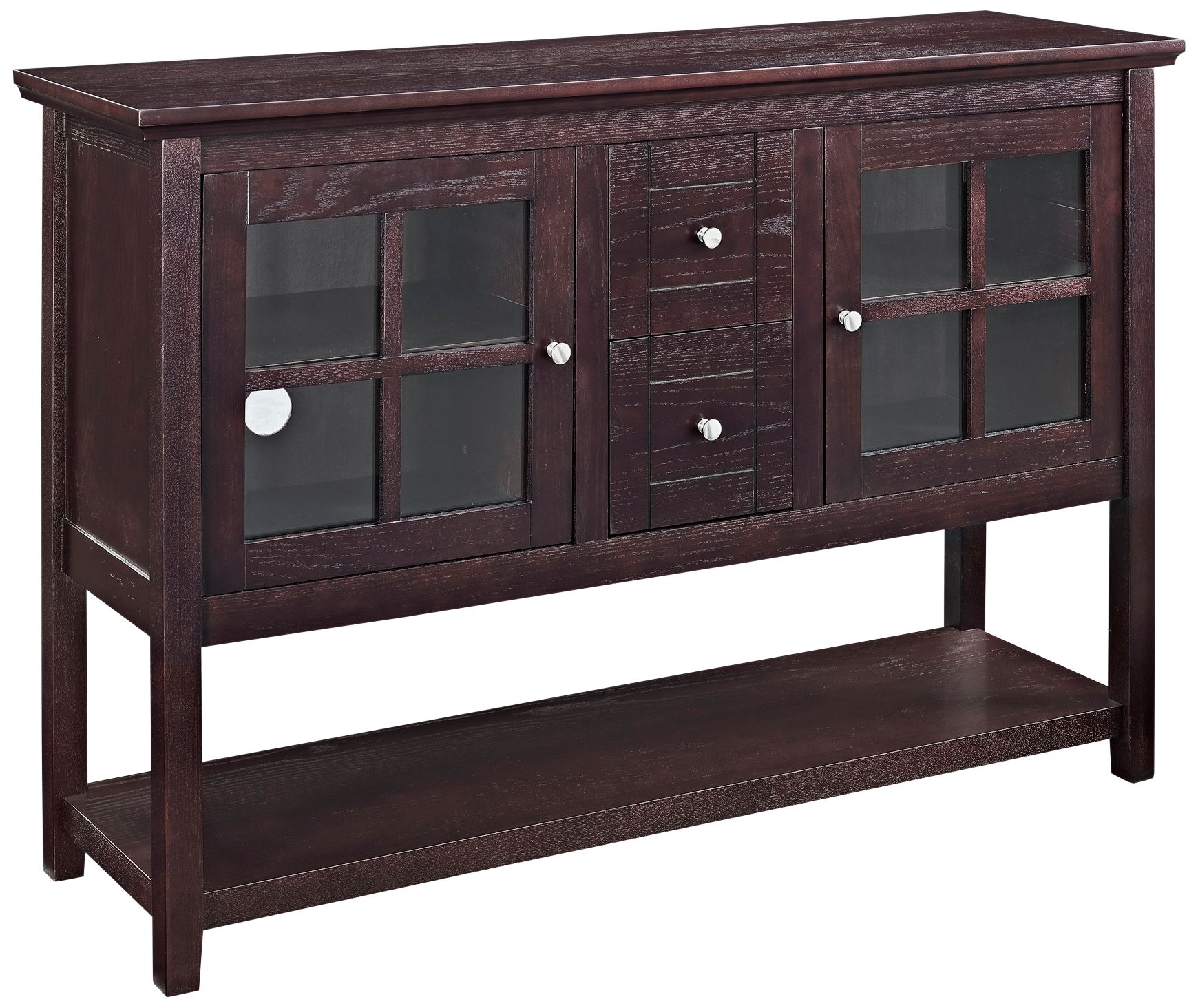 Robson 52" Wide White Wood 2-Drawer TV Stand Buffet - #90M96 | Lamps Plus