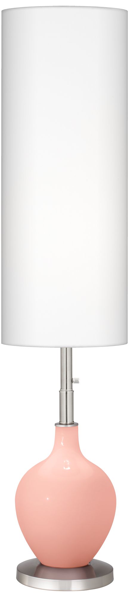 Rose Pink Ovo Floor Lamp - #29C44 | Lamps Plus