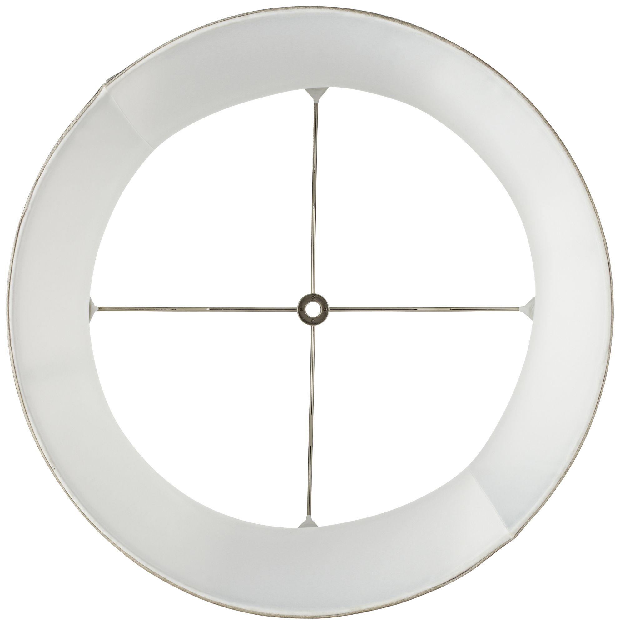 Round Softback Gray Lamp Shade 14x16x12 (Spider) - #W6321 | Lamps Plus