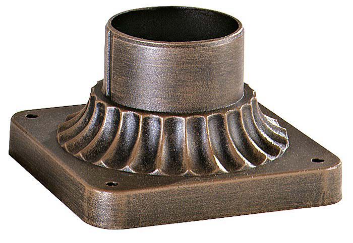 Rust Post Mount Adapter - #22991 | Lamps Plus